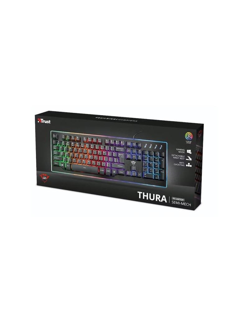 TECLADO GAMER TRUST GXT 860 THURA SEMI-MECHANICAL